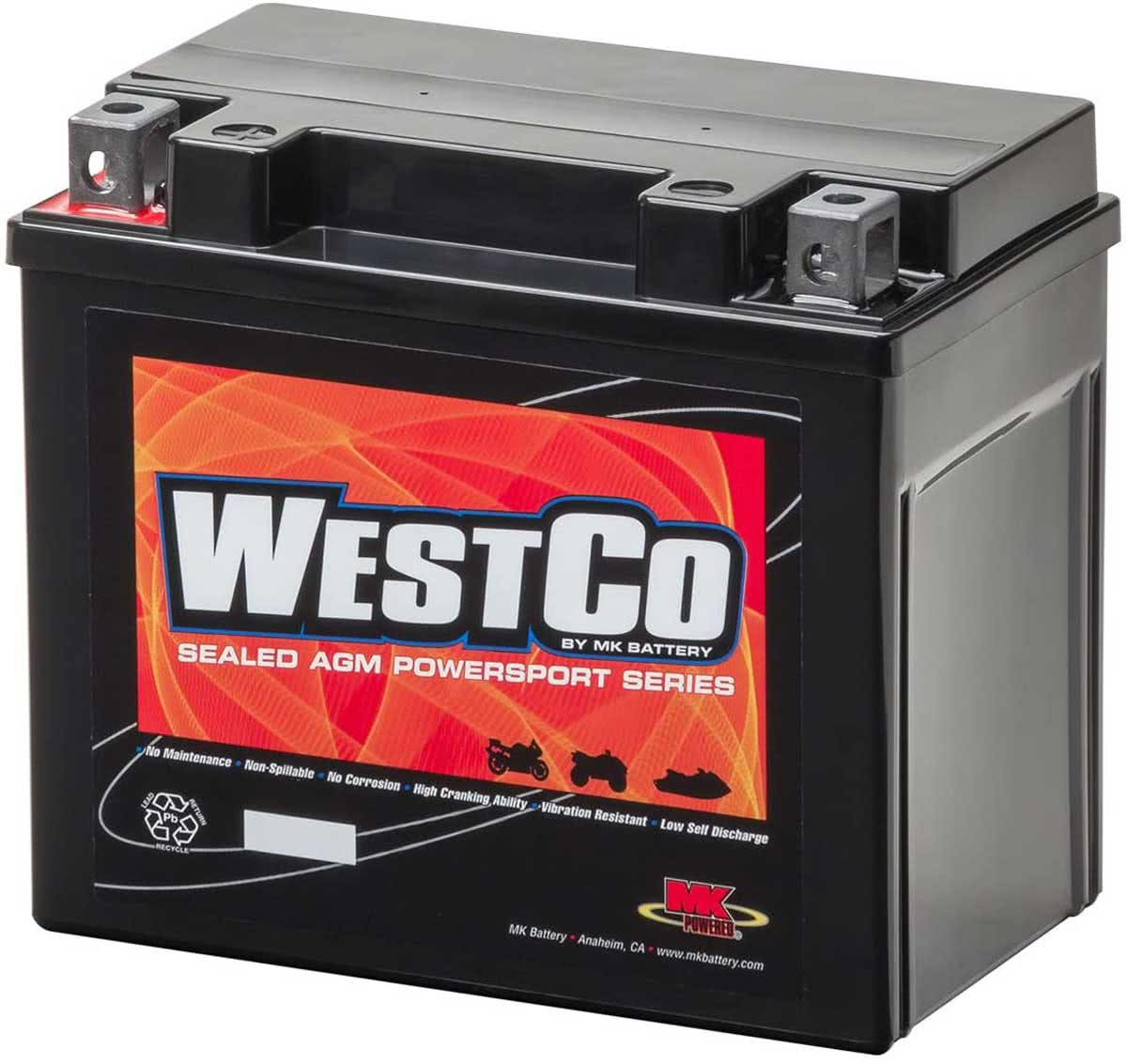 WestCo Classic 12V12-B motorbike battery 12v 10ah 180CCA | Battery Trader
