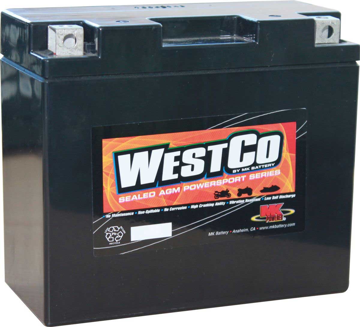 12V12B-4 WestCo Classic 12v 175CCA motorbike battery | Battery Trader