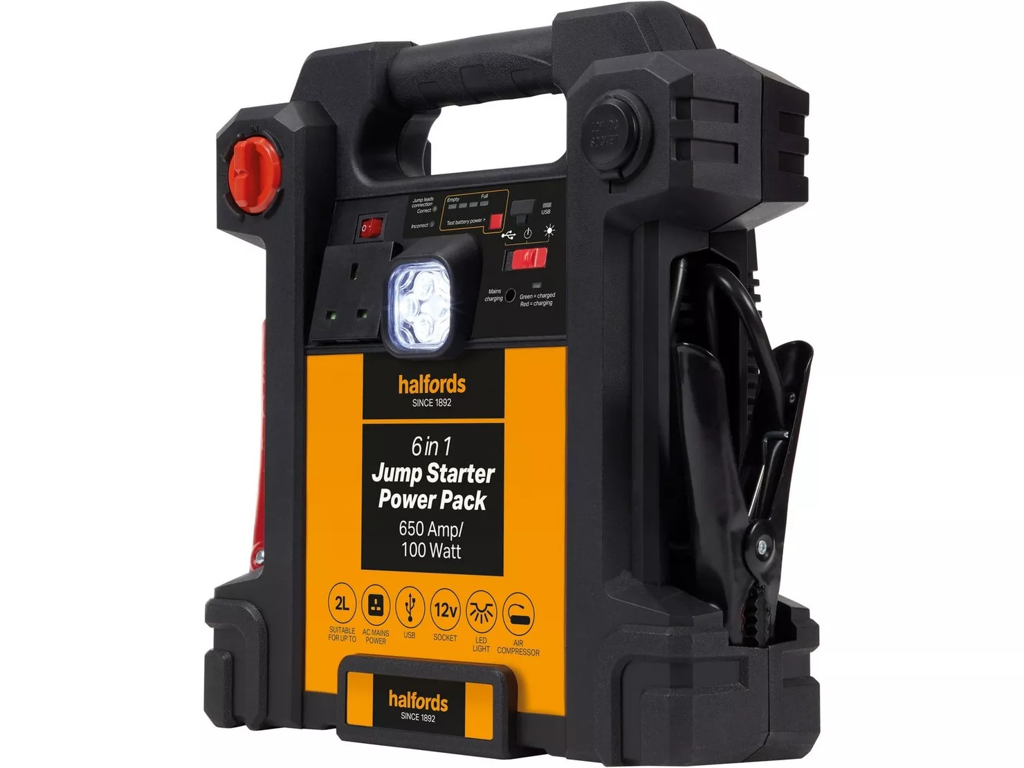 Halfords-6-in-1 Jump Starter Power Pack 654898 | Battery Trader