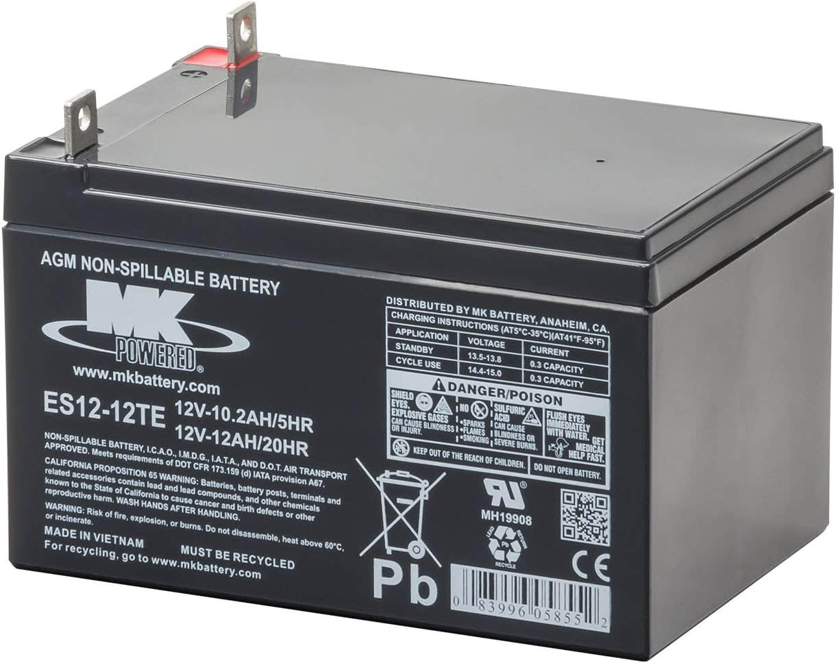 MK ES12-12TE battery 12v 12ah nut & Bolt terminals | Battery Trader