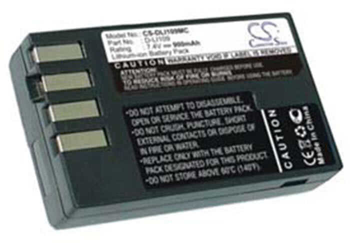 Pentax K-2 K-R D-LI109 camera battery rechargeable replacement ...