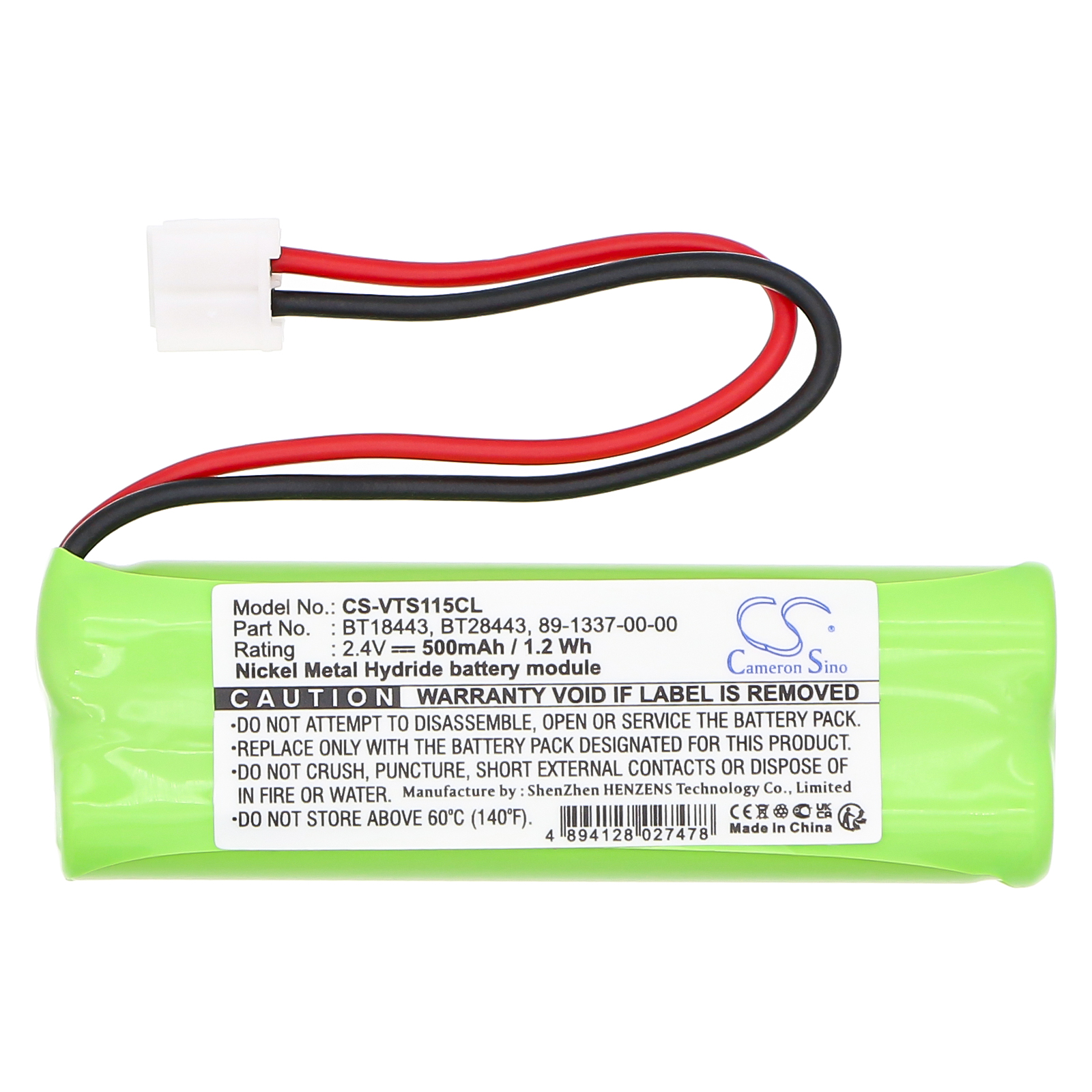 Vtech LS6126 battery cordless phone rechargeable replacement | Battery ...