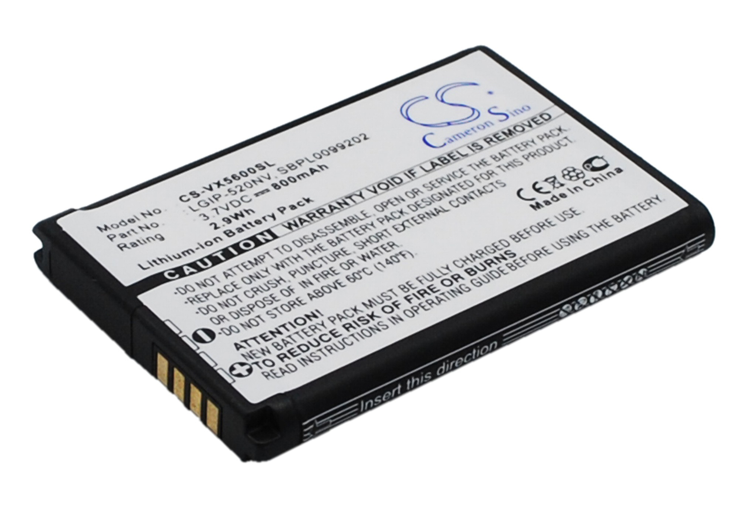 LG Revere UN150 Envoy VN150 battery replacement rechargeable | Battery ...