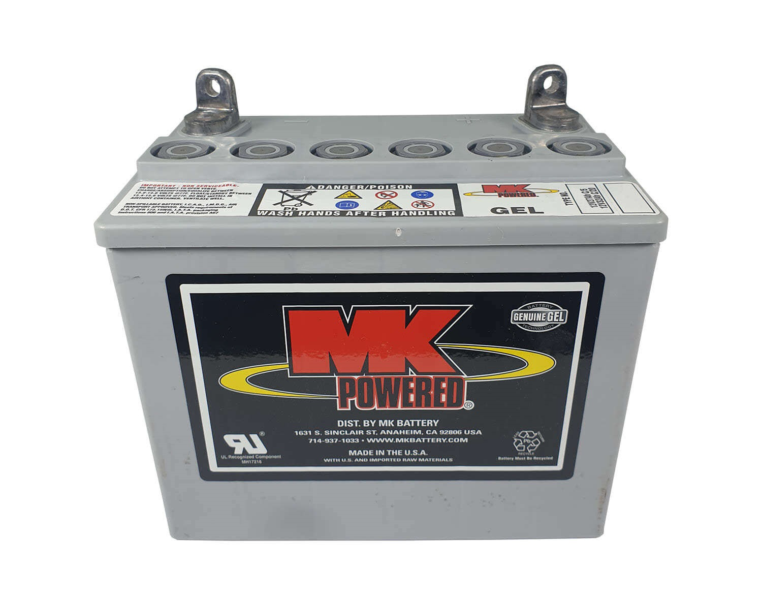 MK-8GU1 battery GEL 12v replacement