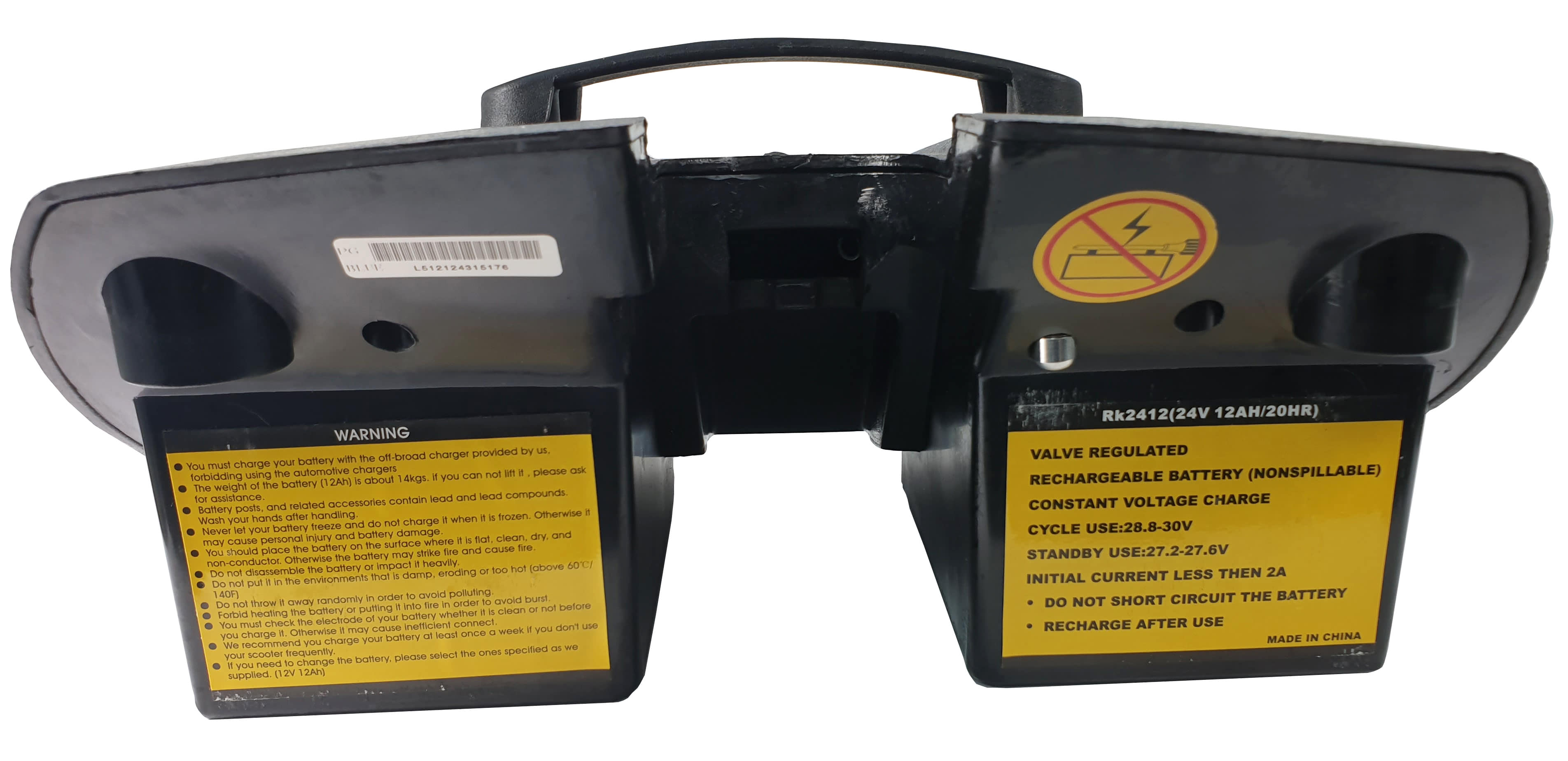Rk2412 battery replacement 24v 12ah mobility scooter | Battery Trader