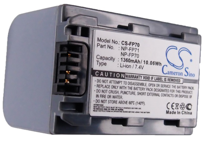 Sony NP-FP70 NP-FP60 NP-FP71 camera camcorder battery | Battery Trader