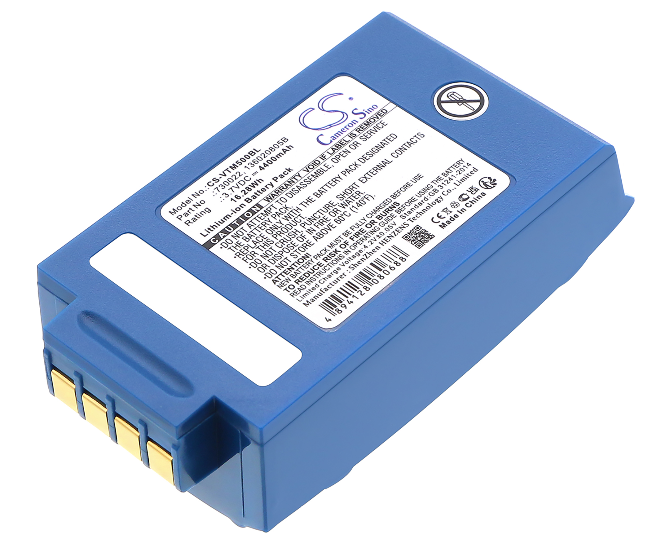 Honeywell Vocollect Talkman-T5 T5m A500 battery 3.7v replacement ...