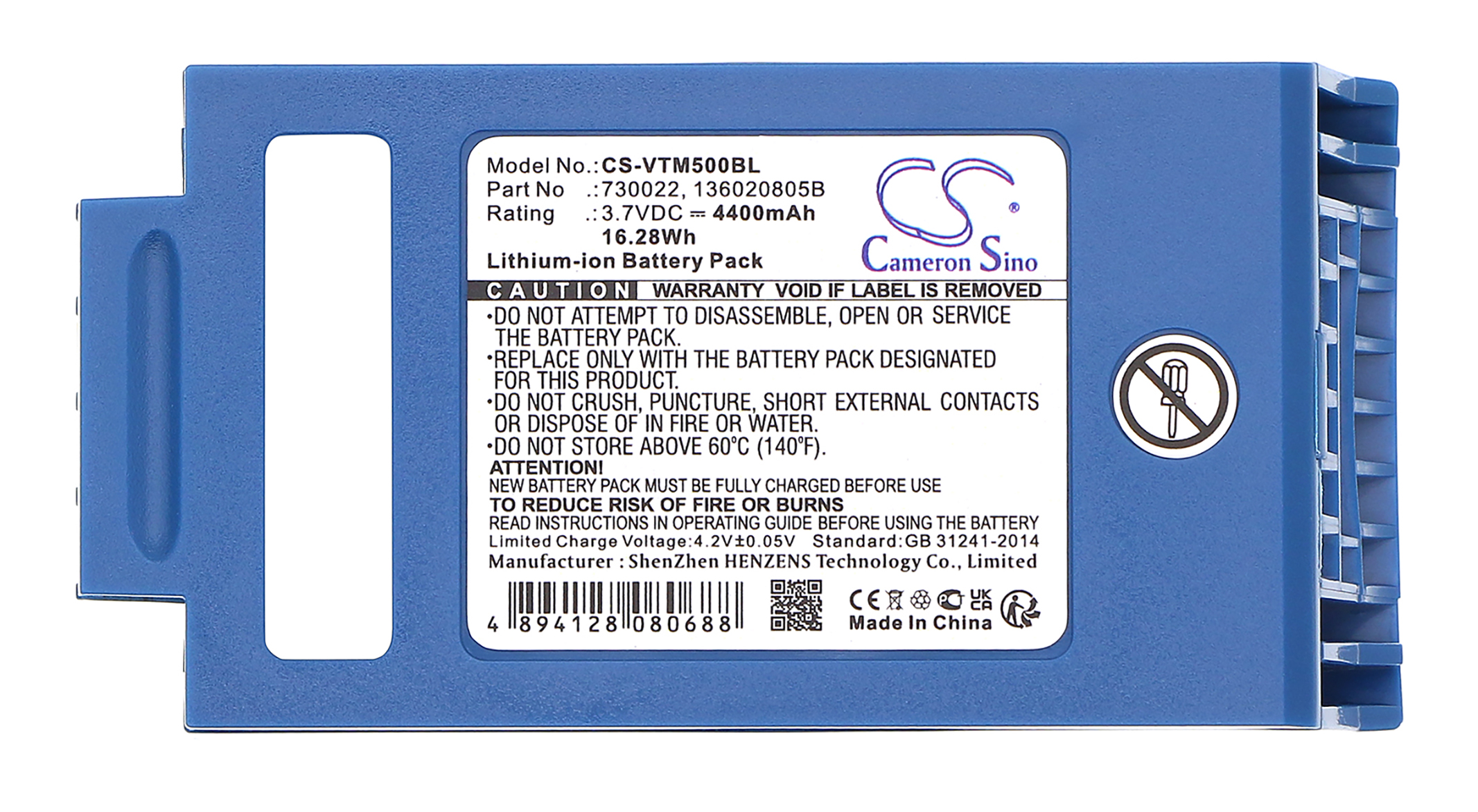Honeywell Vocollect Talkman-T5 T5m A500 battery 3.7v replacement ...