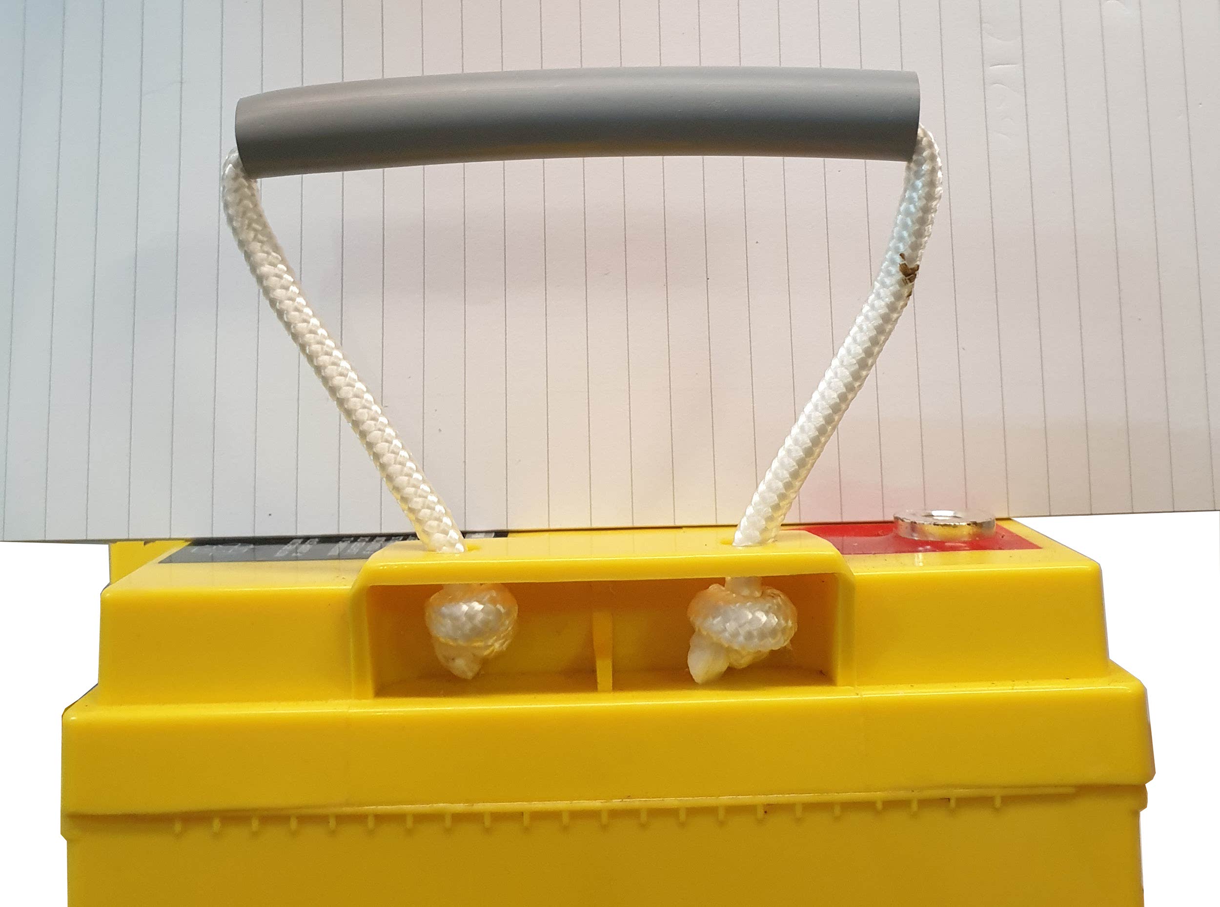 Pair of Battery lifting rope handles poly tube | Battery Trader