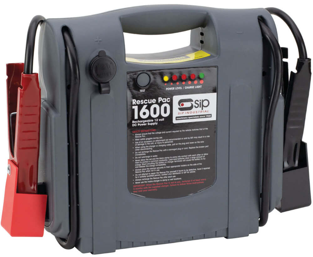 Sip-Rescue-Pac-1600 battery emergency booster jump start | Battery Trader