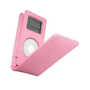 iPod Nano Leather case Pink very well padded belt clip | Battery Trader